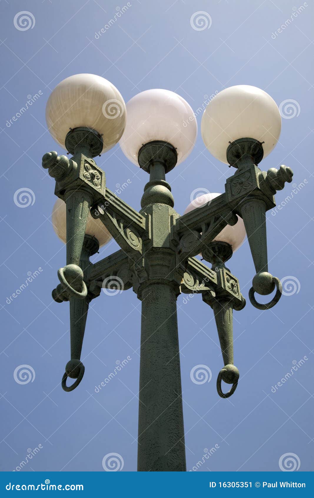 Old retro street lights stock image. Image of retro, street - 16305351