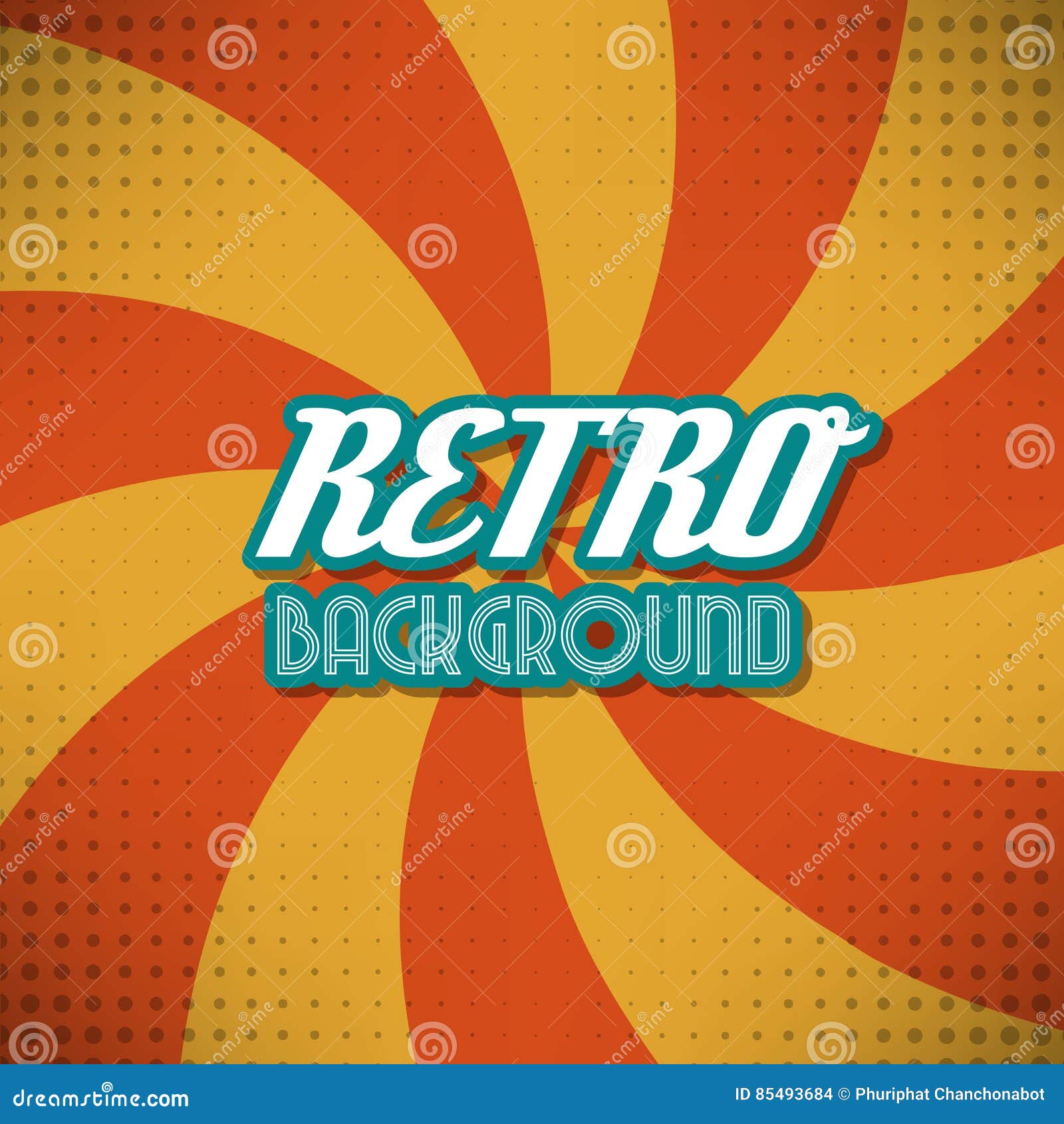 Old Retro Vintage Style Background Design Template Stock Vector ...