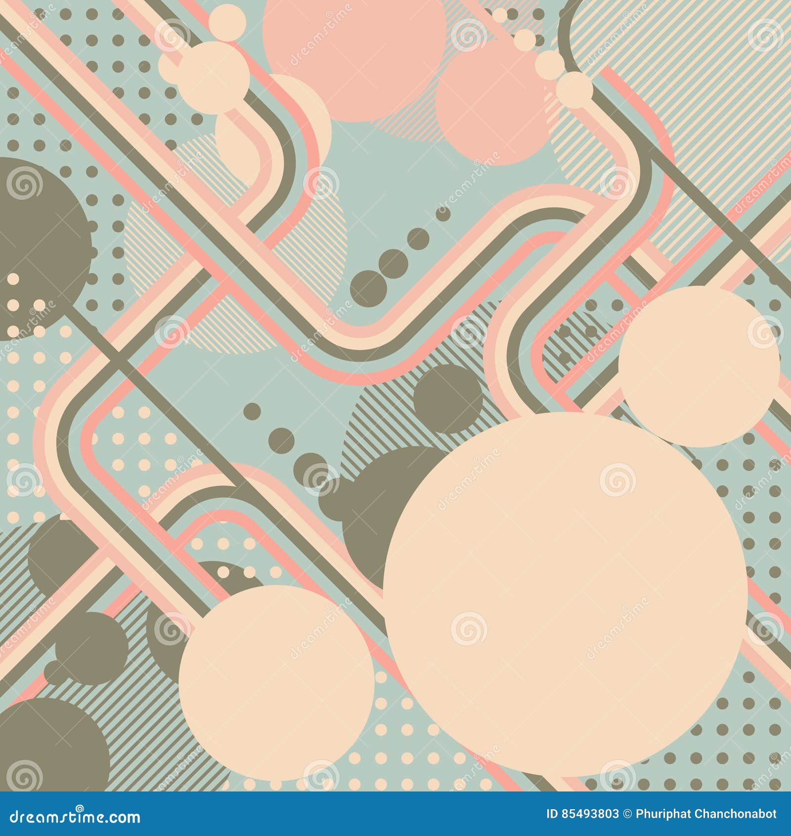 Old Retro Vintage Style Background Design Template Stock Vector ...