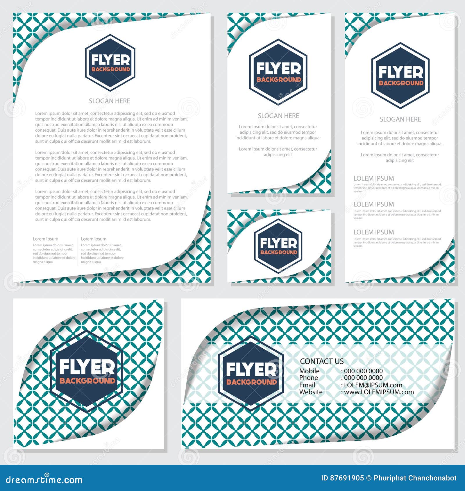 Old Retro Vintage Style Background Design Template Stock Vector ...