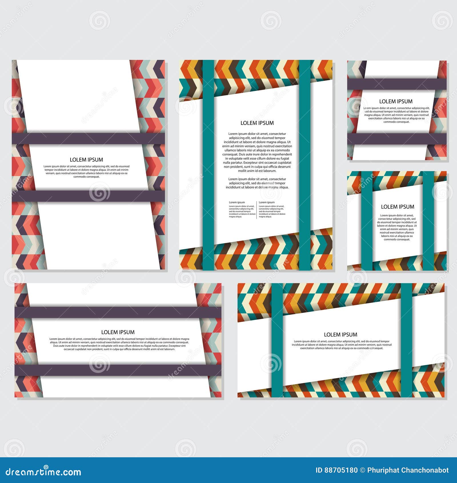 Old Retro Vintage Style Background Design Template Stock Vector ...