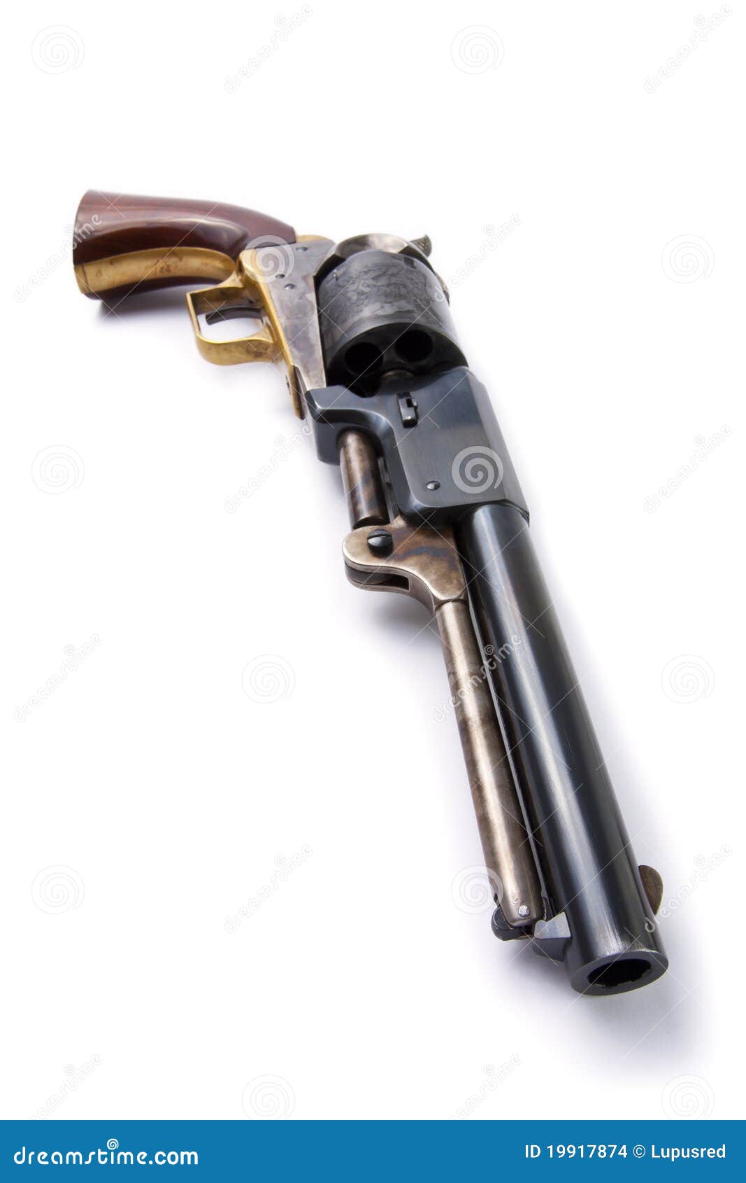 Old revolver stock photo. Image of blackpowder, caliber - 19917874