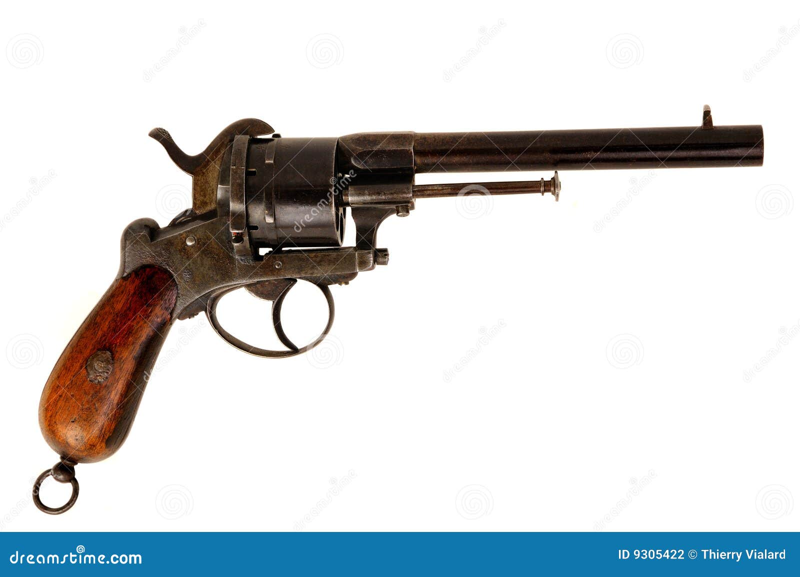 Old revolver stock photo. Image of crime, weapon, cannon - 9305422