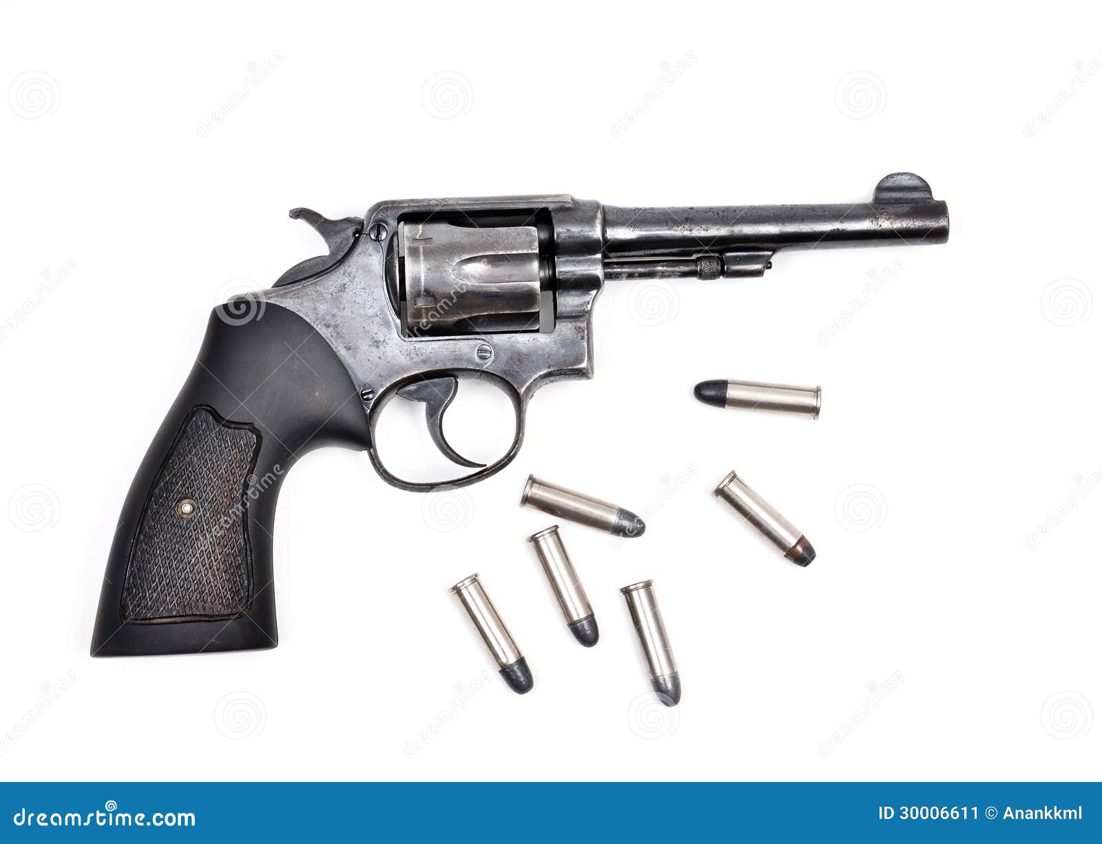 Old gun stock image. Image of pistol, ammunition, cartridge - 30006611
