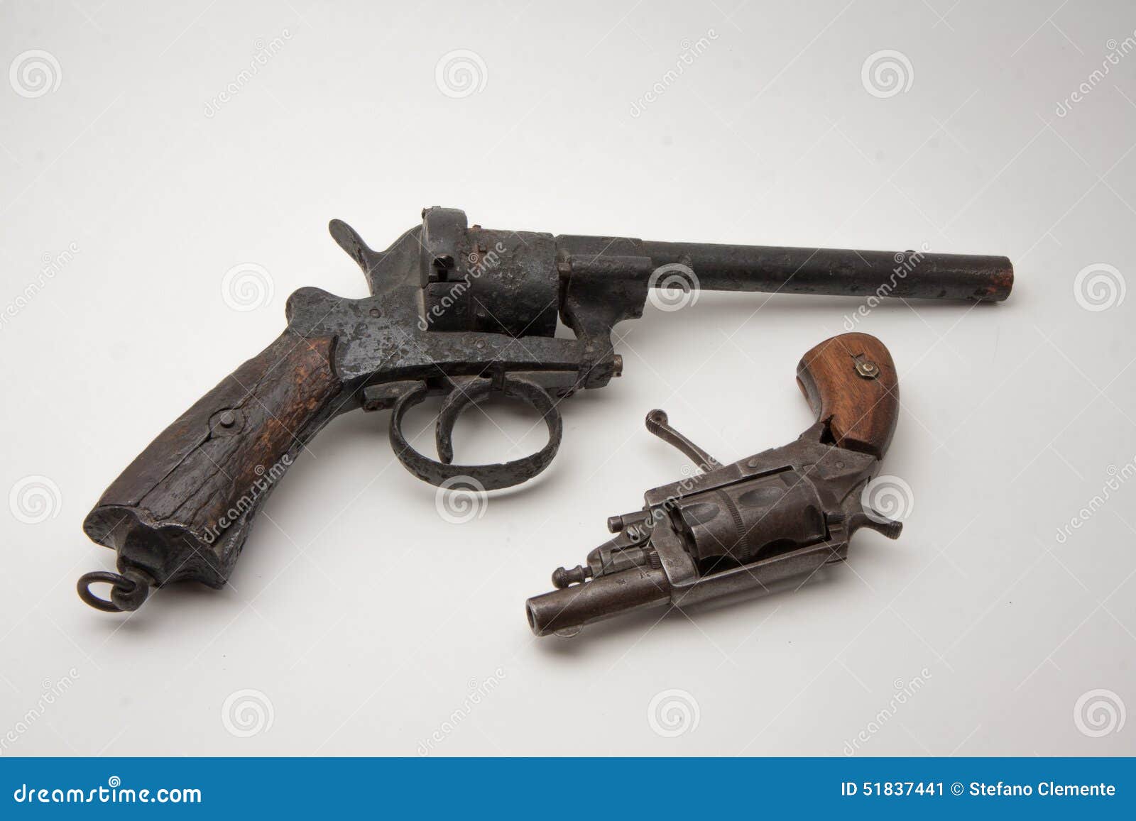 Old revolver stock image. Image of vintage, close, defense - 51837441