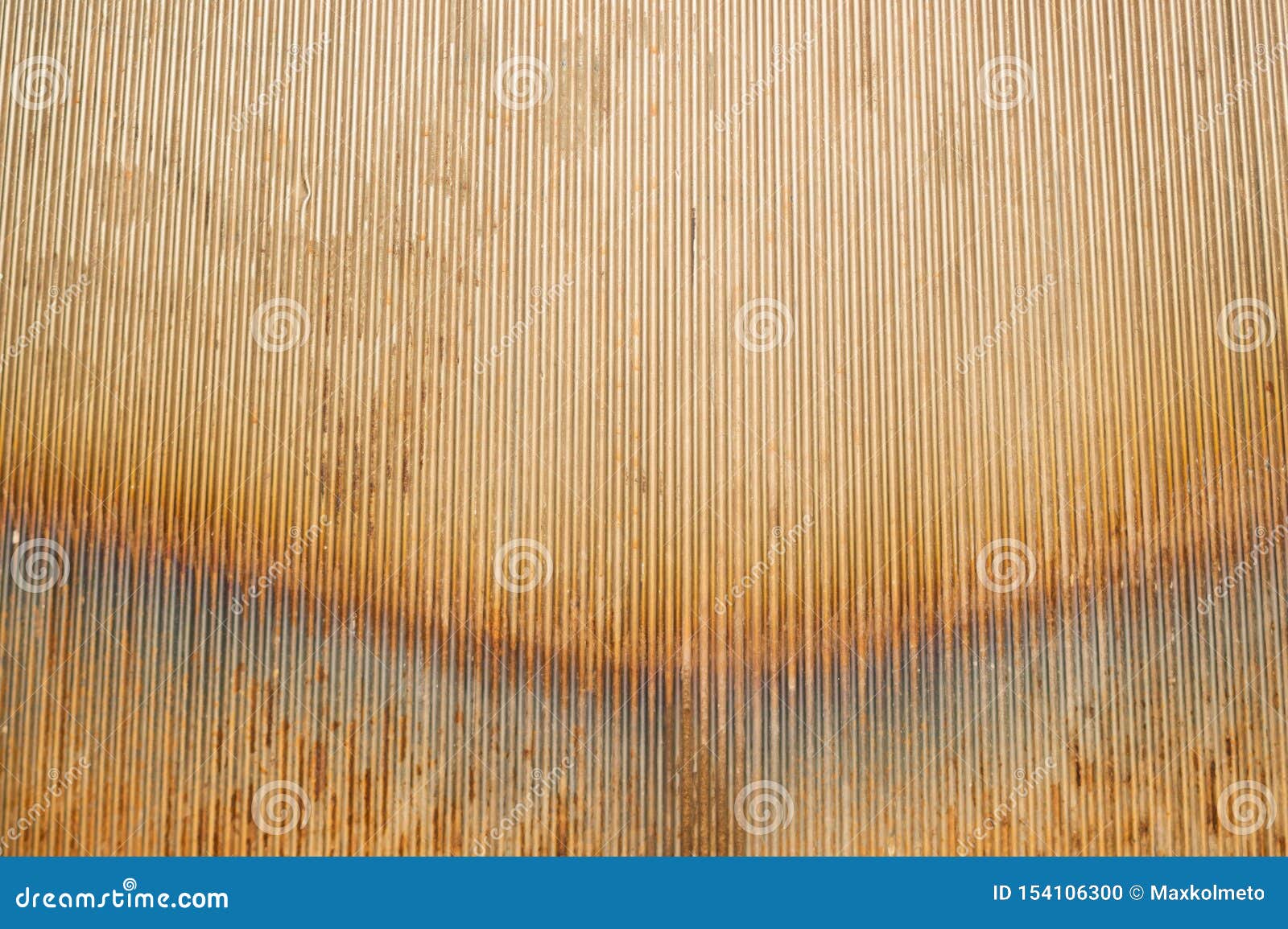 Old Ribbed Metal Texture. Corrugated Steel Backdrop Stock Photo - Image ...