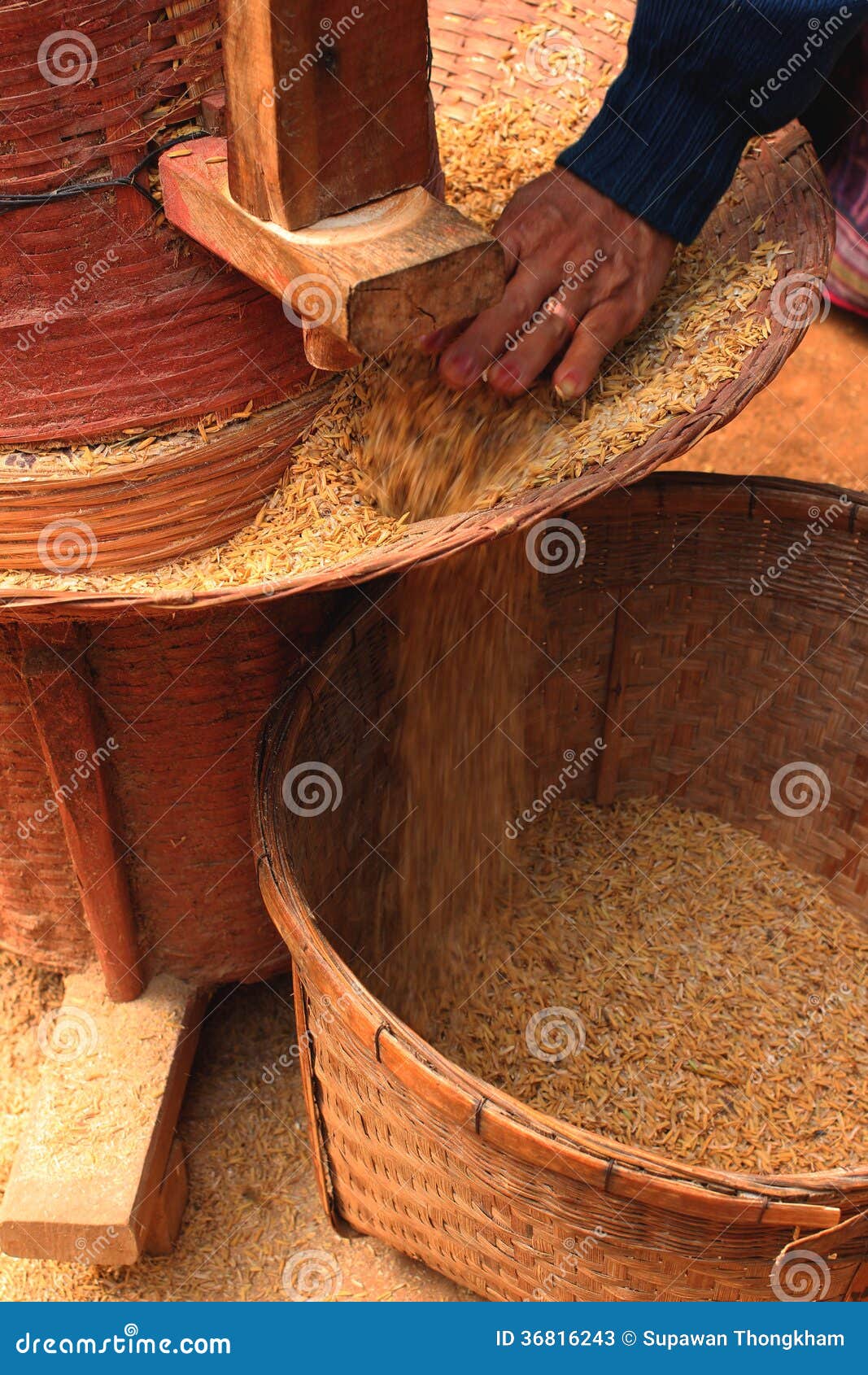 The old rice milling stock image. Image of design, travel - 36816243