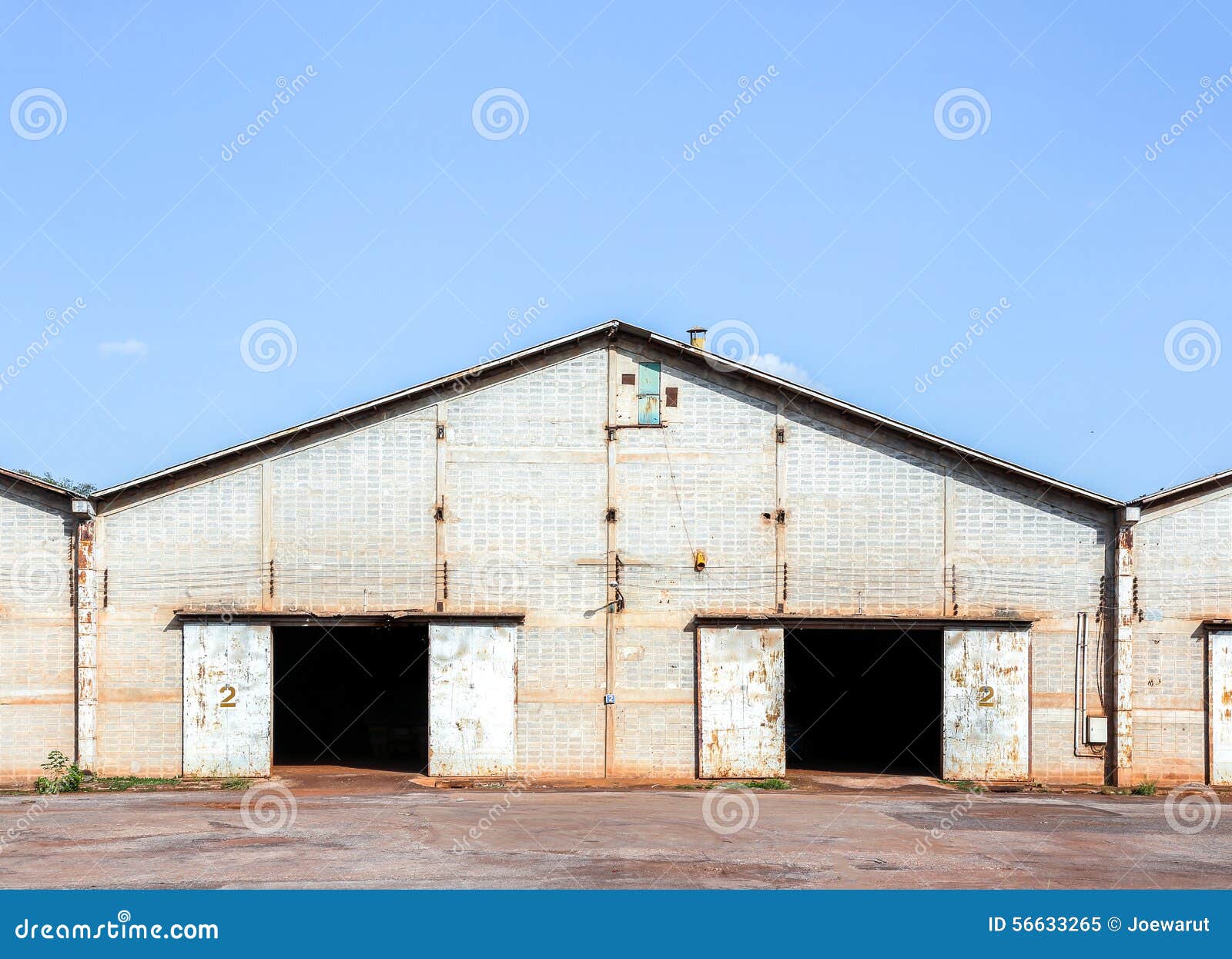 Old rice warehouse stock image. Image of industry, storehouse - 56633265