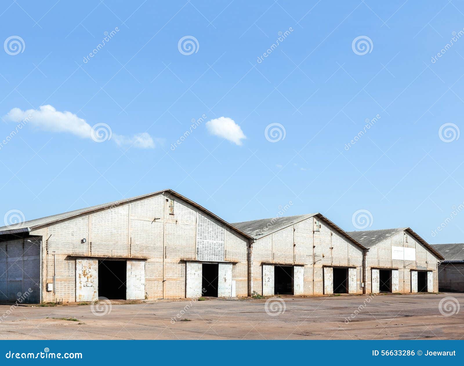 Rice Warehouse In Eastern Taiwan, Rice Fields With Golden Ears Of Rice ...