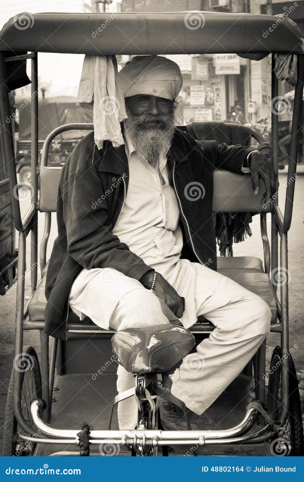 Old Rickshaw Driver of Amritsar, Punjab, India Editorial Stock Image ...