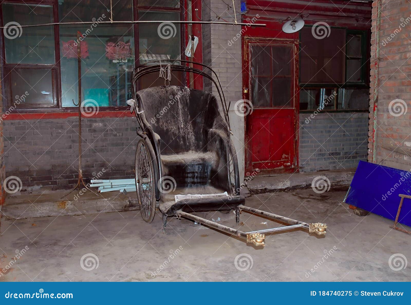 Old Rickshaw editorial image. Image of china, ancient - 184740275