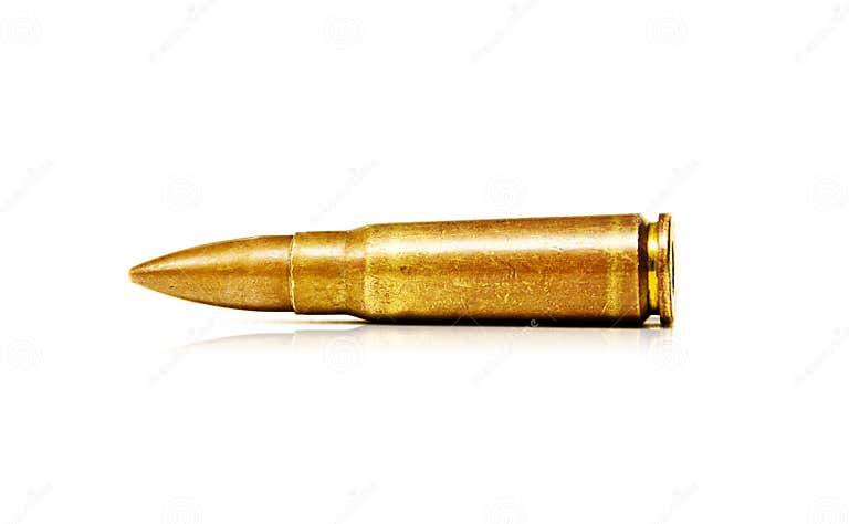 Old Rifle Bullet stock photo. Image of clip, arsenal - 18149938