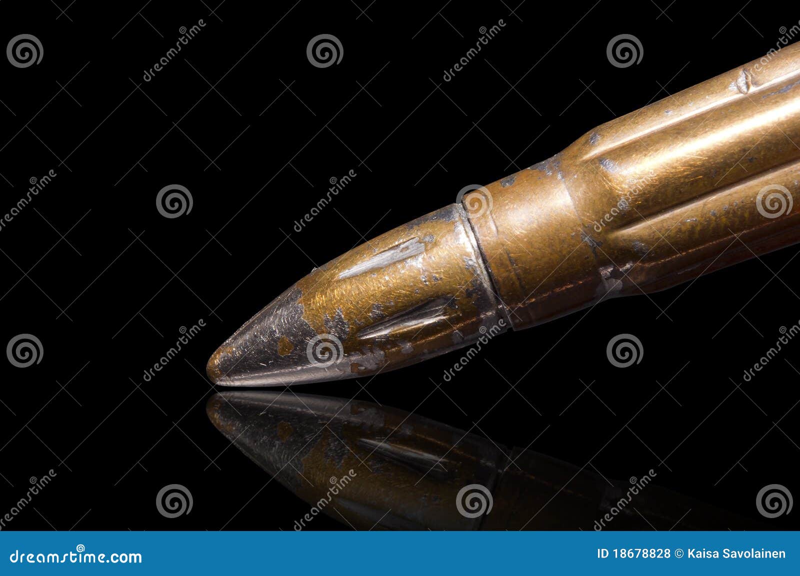 Old rifle bullet stock photo. Image of crime, full, clipping - 18678828