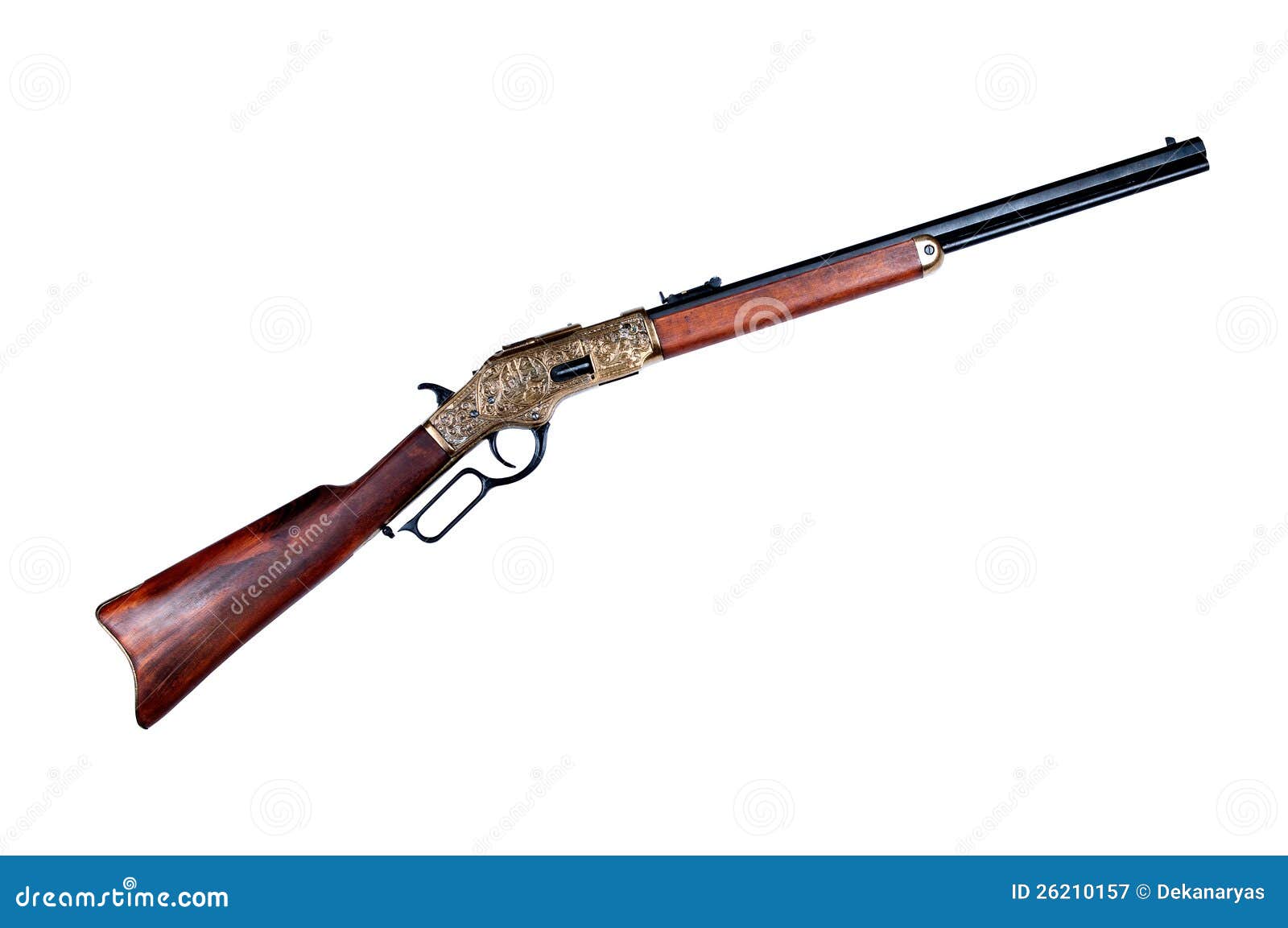 Old Rifle Winchester Royalty Free Stock Photography - Image: 26210157
