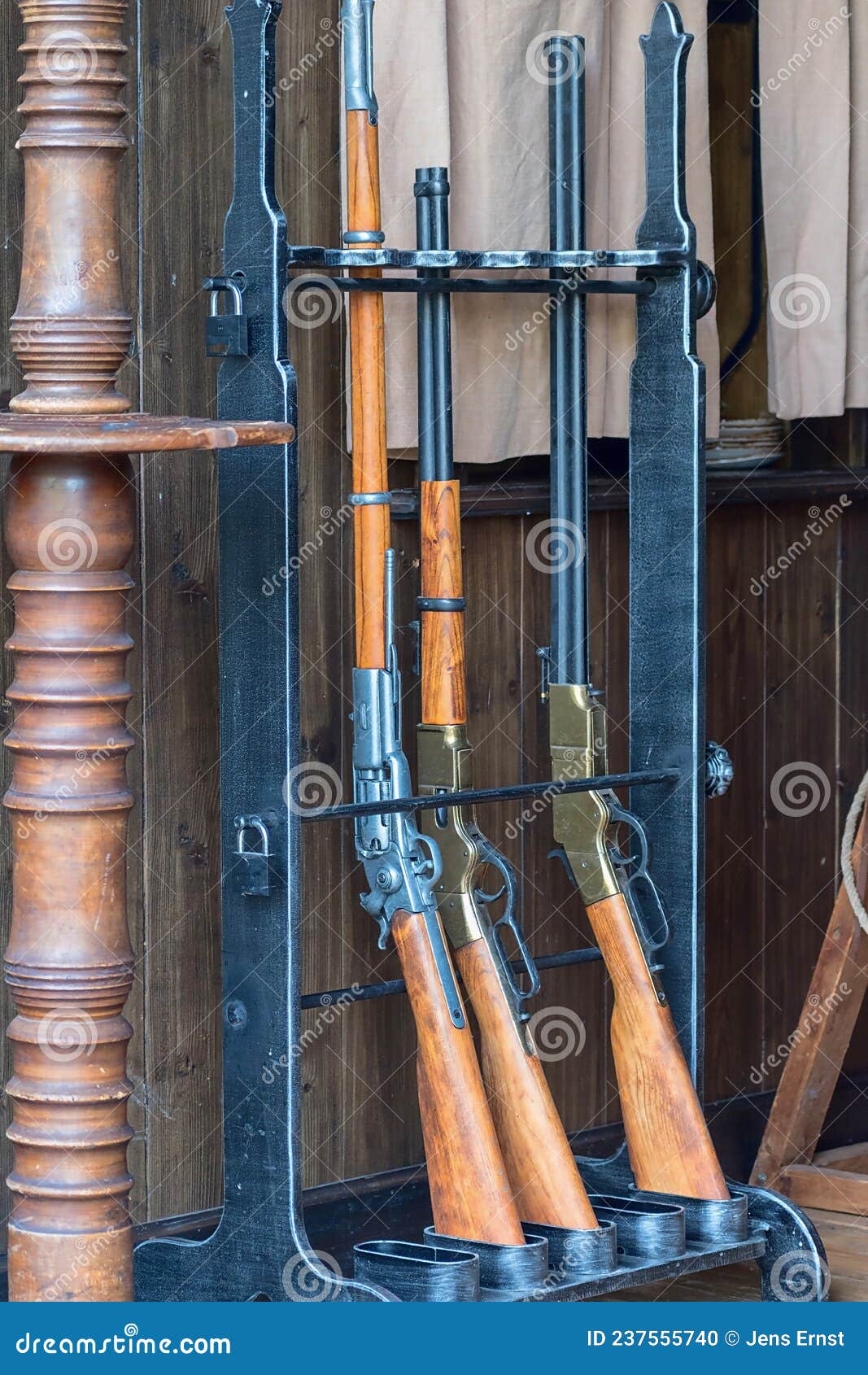 Old rifles stock photo. Image of table, room, machine - 237555740
