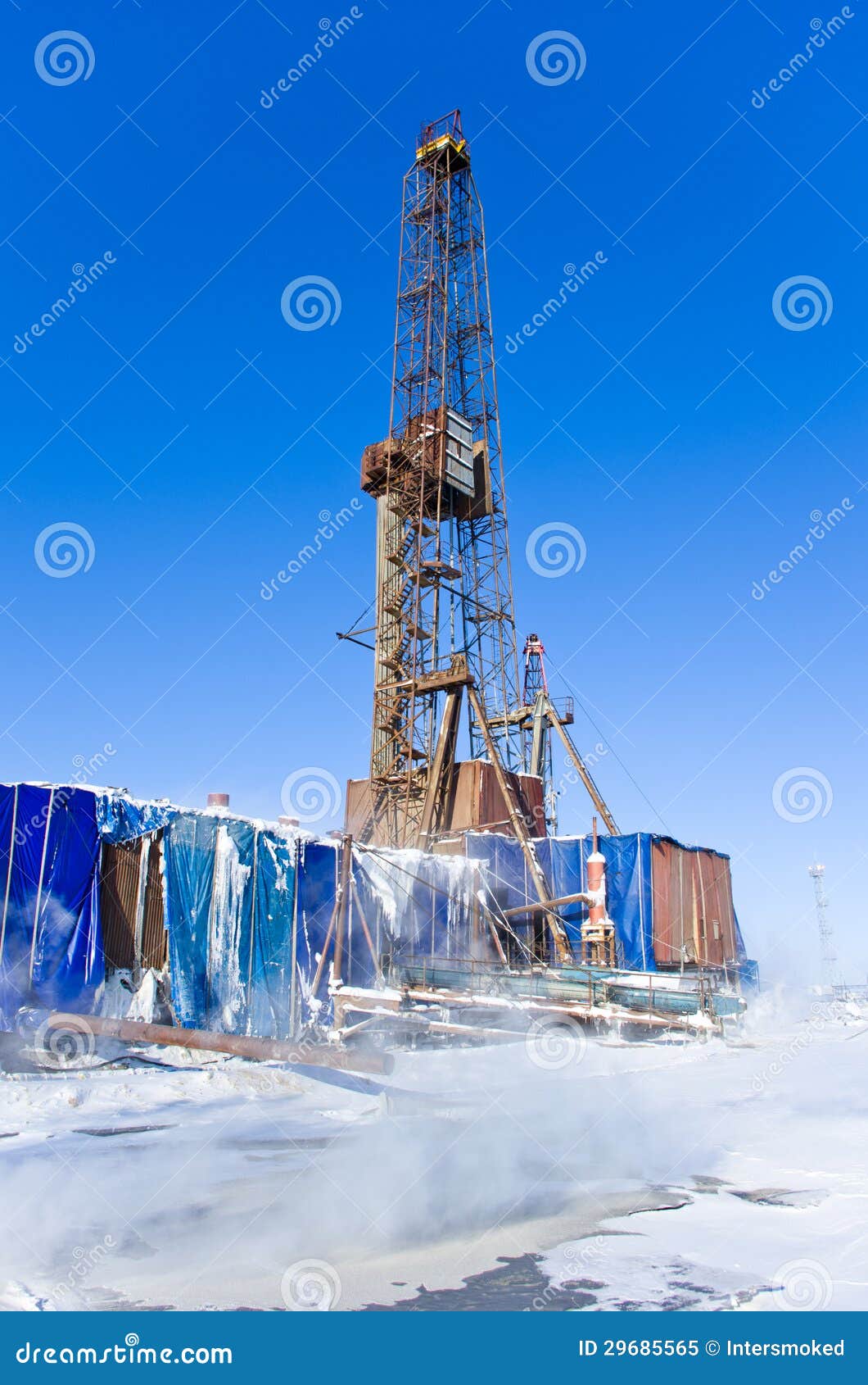 Old rig stock image. Image of petroleum, power, business - 29685565