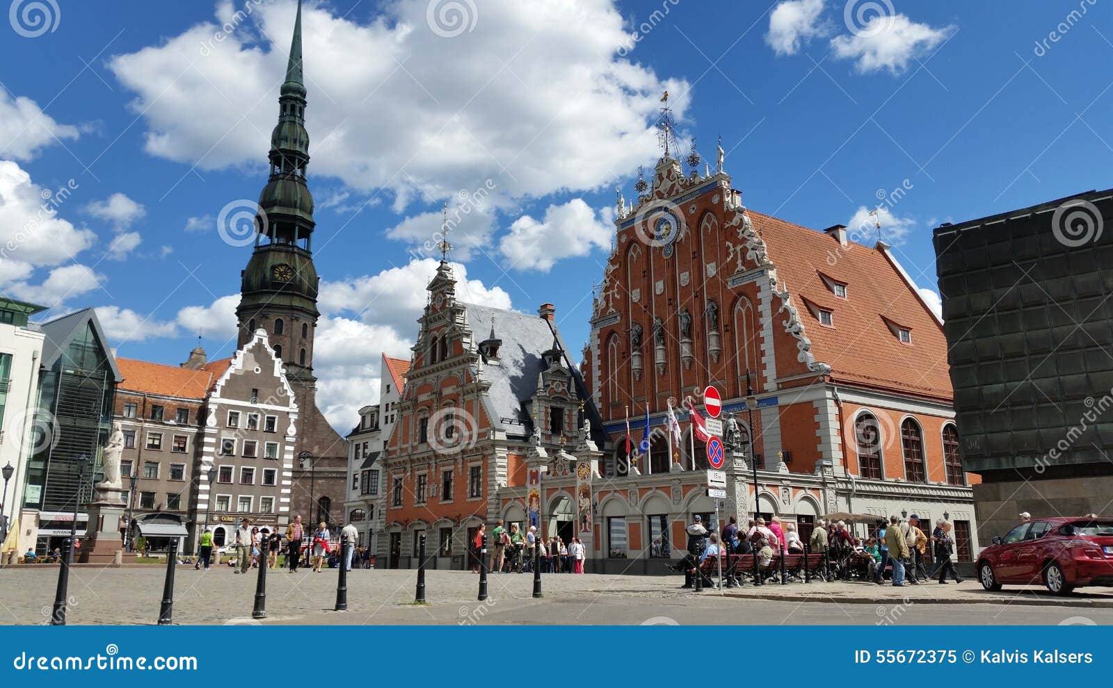 Old Riga city editorial image. Image of church, melngalvju - 55672375