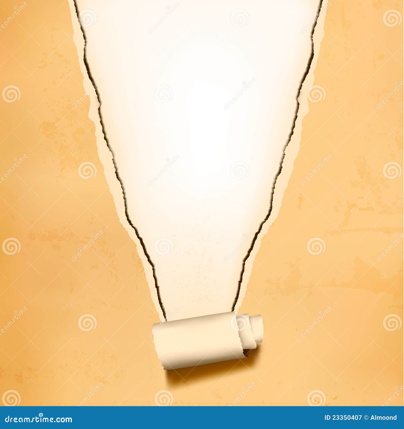 Old Ripped Paper Background. Vector. Stock Vector - Illustration of ...