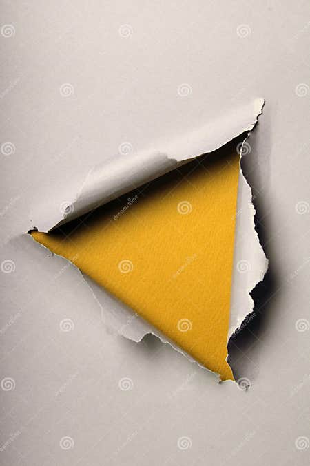Old Ripped Paper Forming Triangle Stock Photo - Image of surface ...