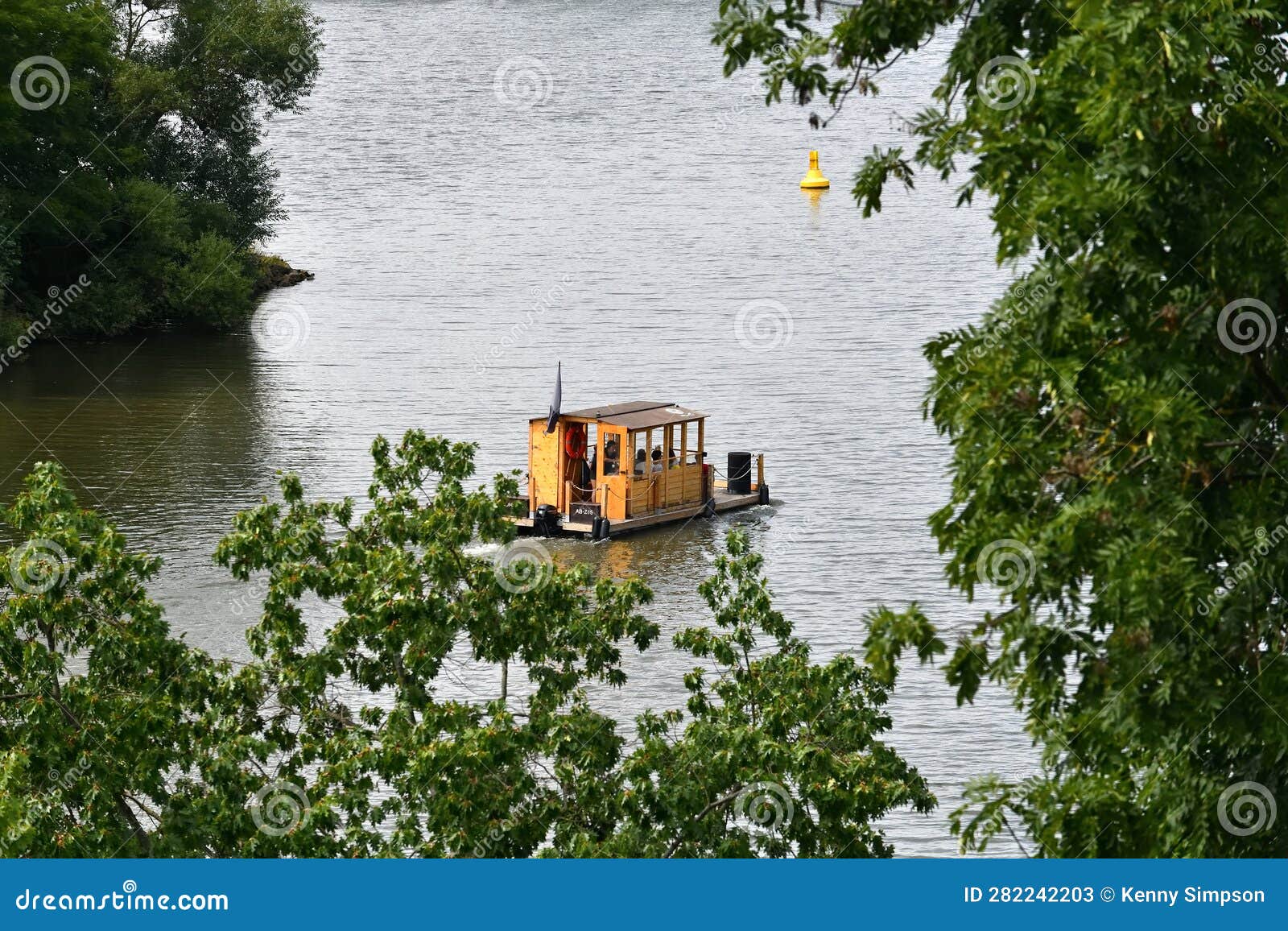 An old river boat stock image. Image of shore, famous - 282242203