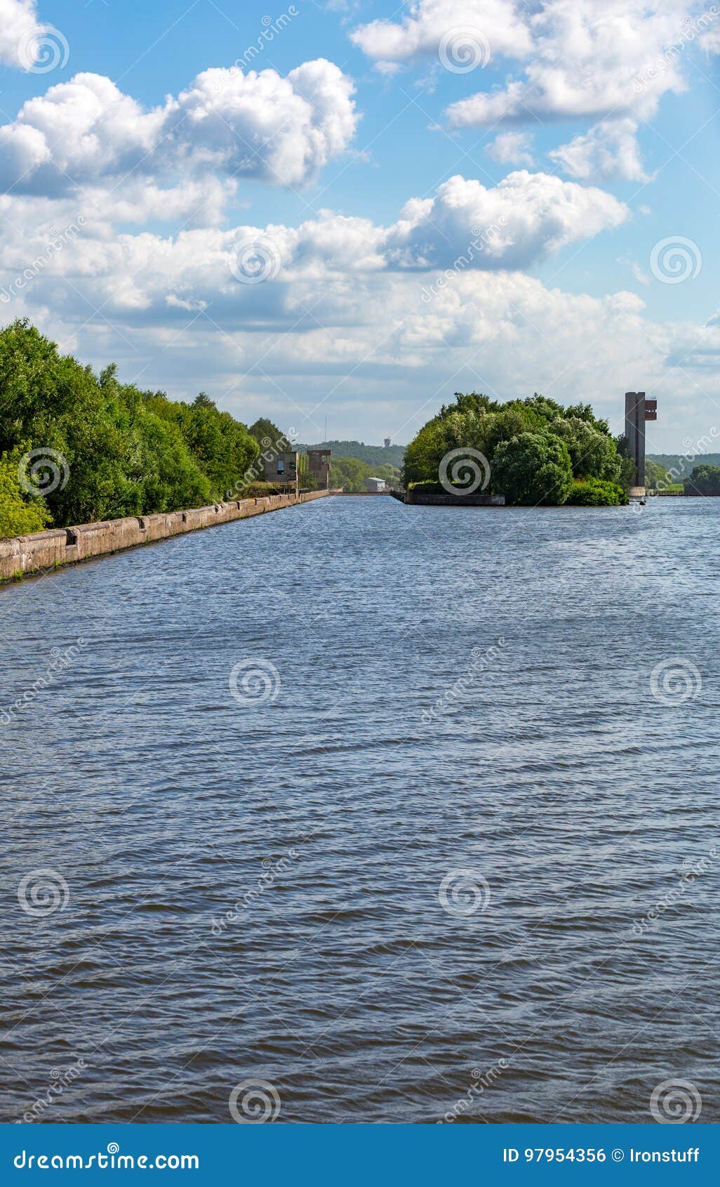 Old river gateway stock photo. Image of outdoor, level - 97954356