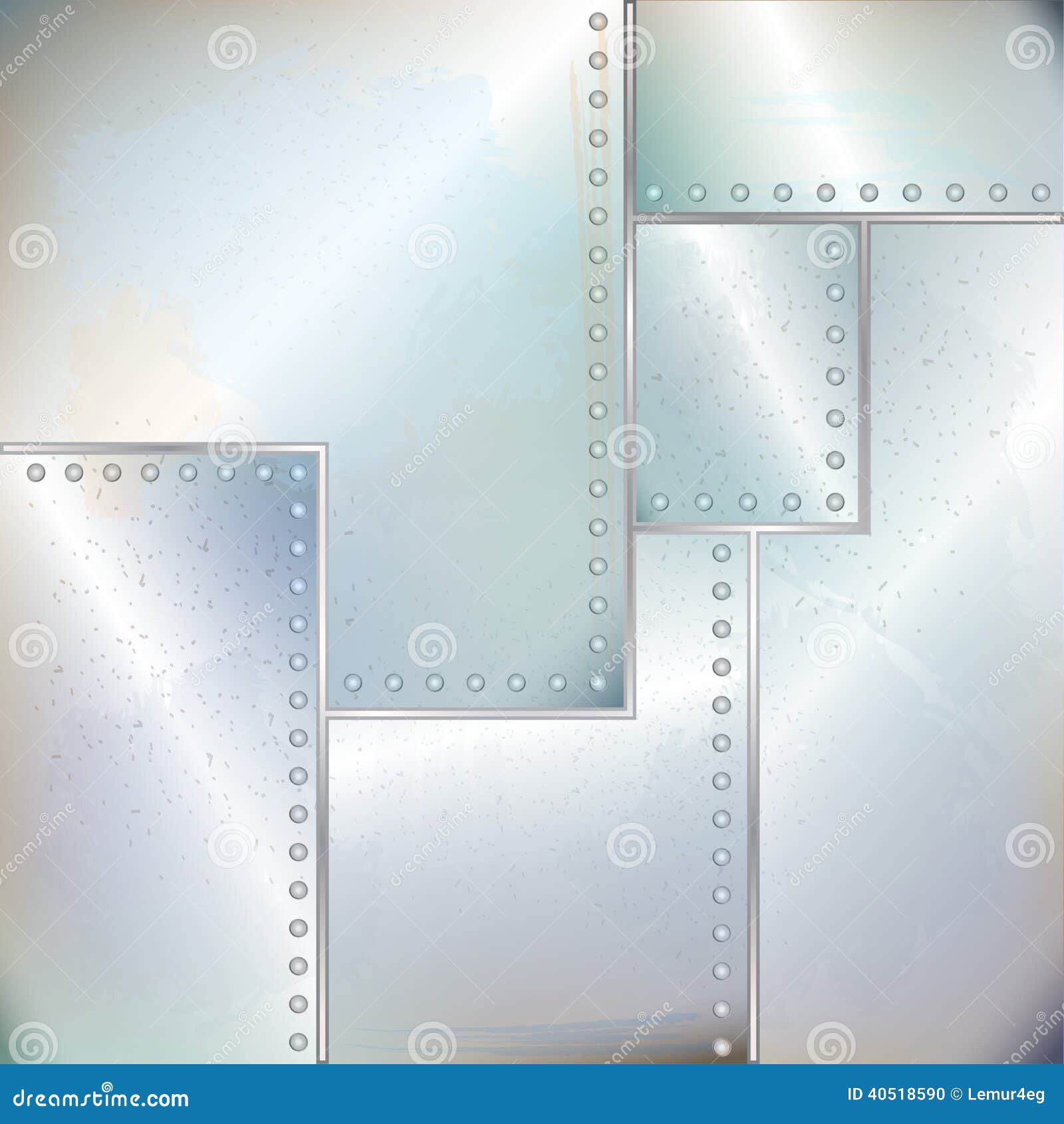 Riveted Shabby Metal Texture As A Background Stock Image ...