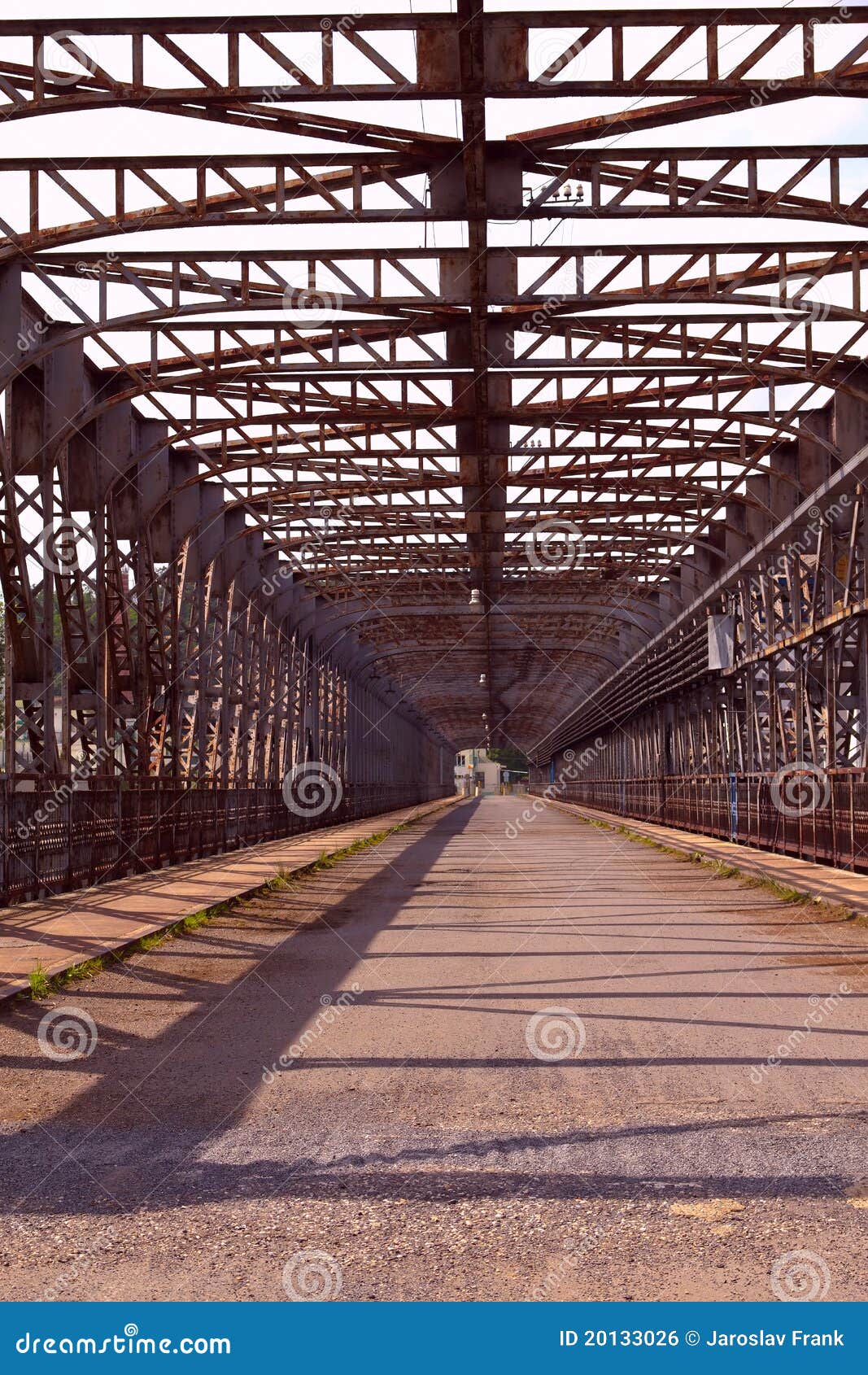 Old riveted steel bridge stock photo. Image of design - 20133026