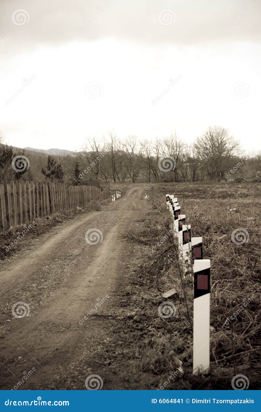 Old road stock image. Image of vintage, aged, road, country - 6064841