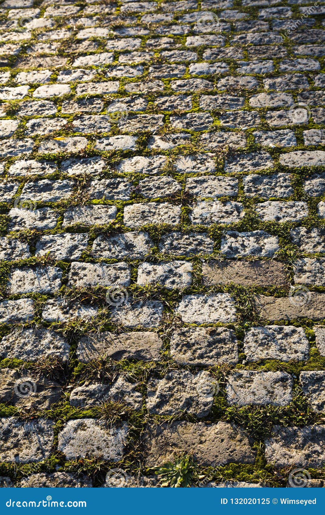 Old Road in Rustic Cobblestones Stock Image - Image of bluestone, stone ...
