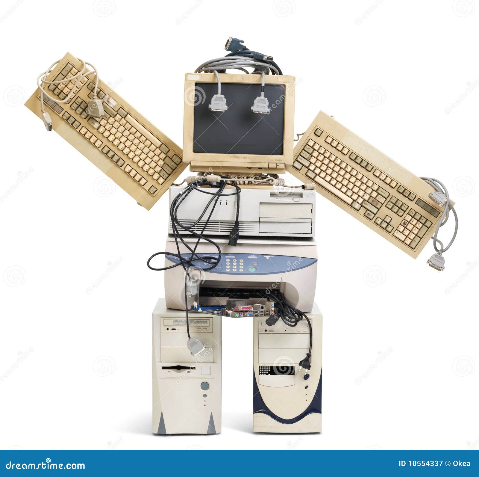 Old Robot Royalty Free Stock Photography - Image: 10554337