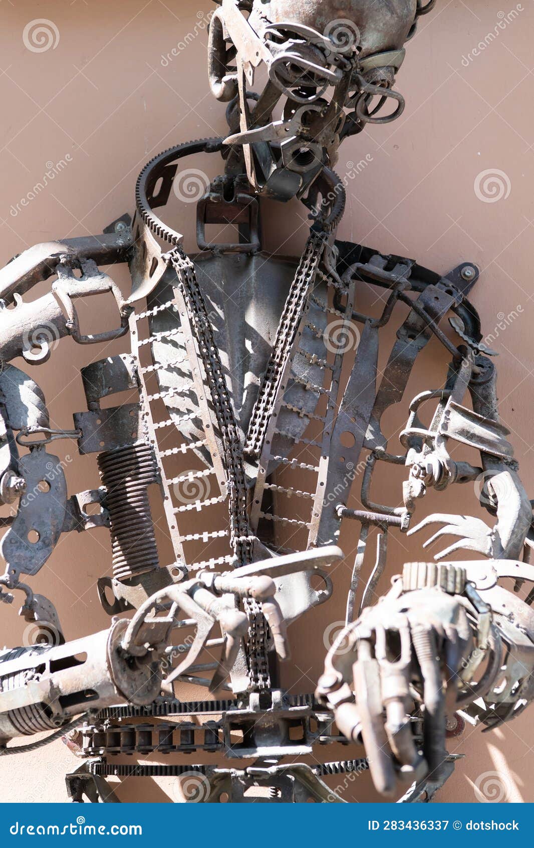 An Old Robot in the Streets of a Macedonian City. the Concept of the ...