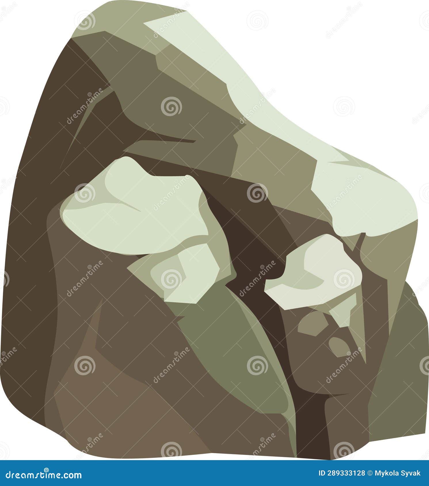Old Rock Stone stock illustration. Illustration of texture - 289333128