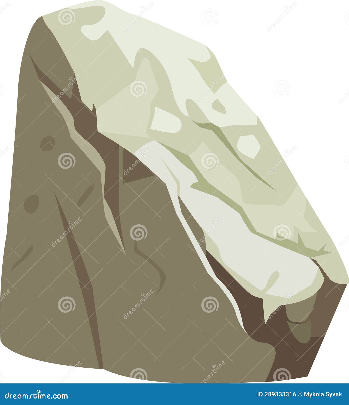 Old Rock Stone stock illustration. Illustration of natural - 289333316