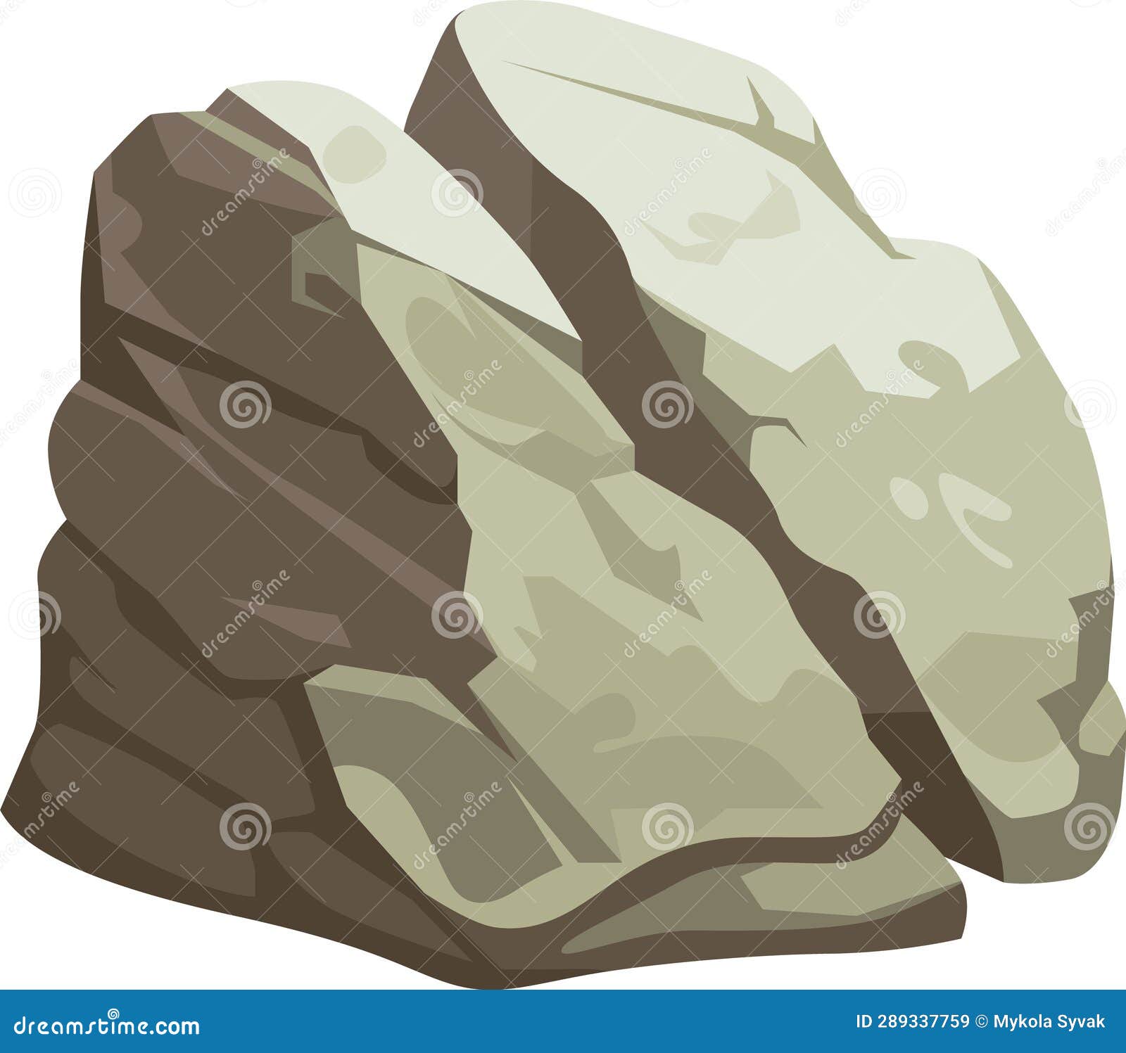 Old Rock Stone stock vector. Illustration of pattern - 289337759