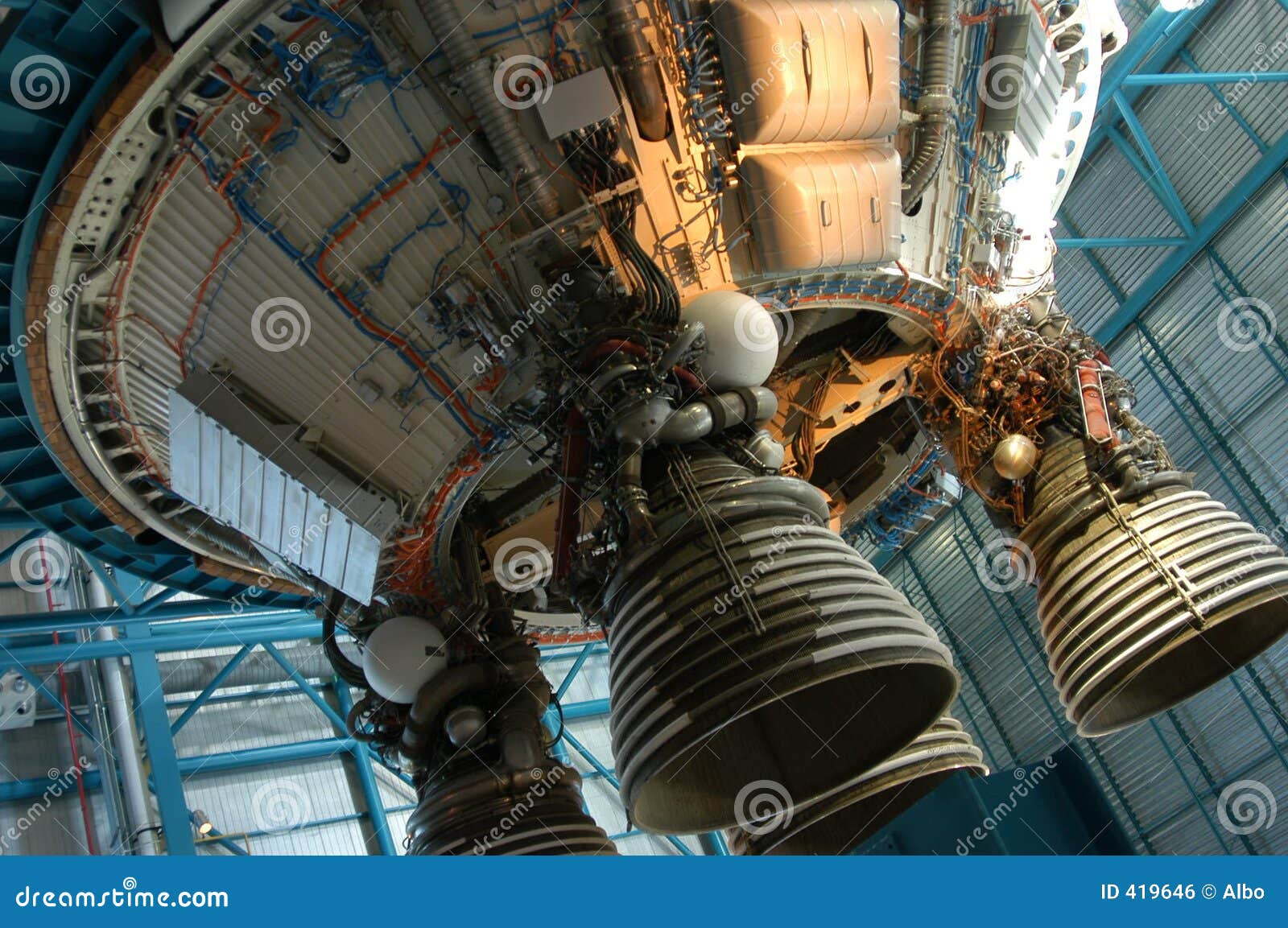 Old rocket detail editorial photo. Image of canaveral, nasa - 419646