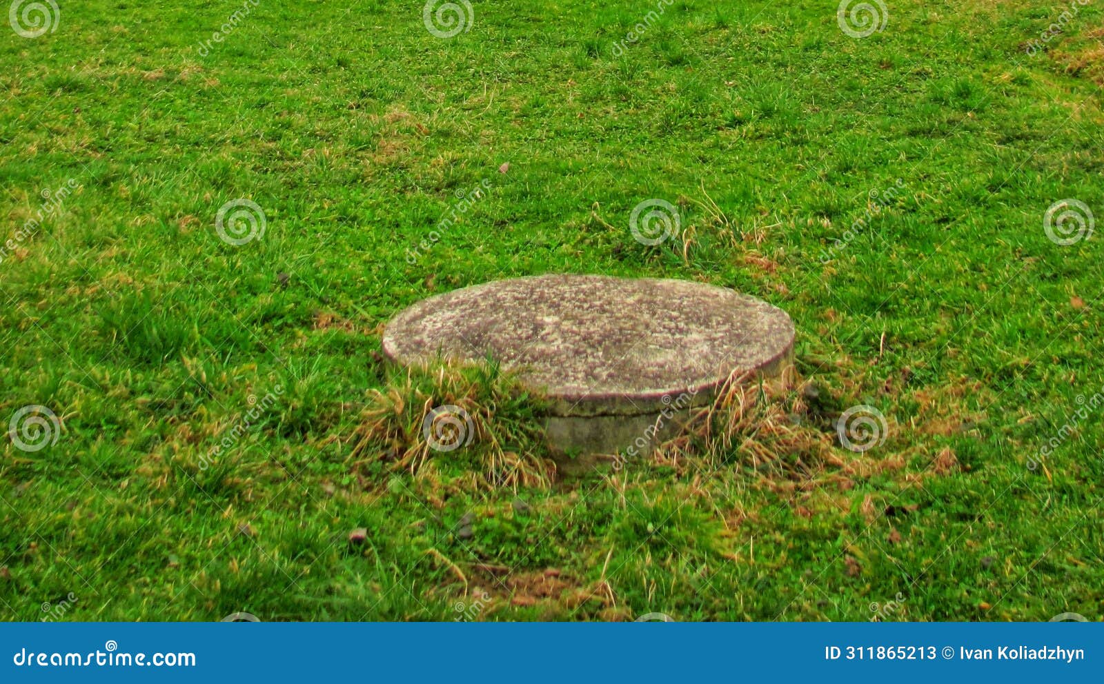 Old Rocket Mine Installation on the Training Ground Stock Image - Image ...