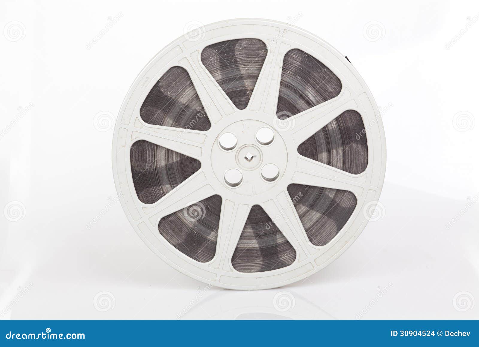 Old roll of movie film stock photo. Image of metal, movie - 30904524