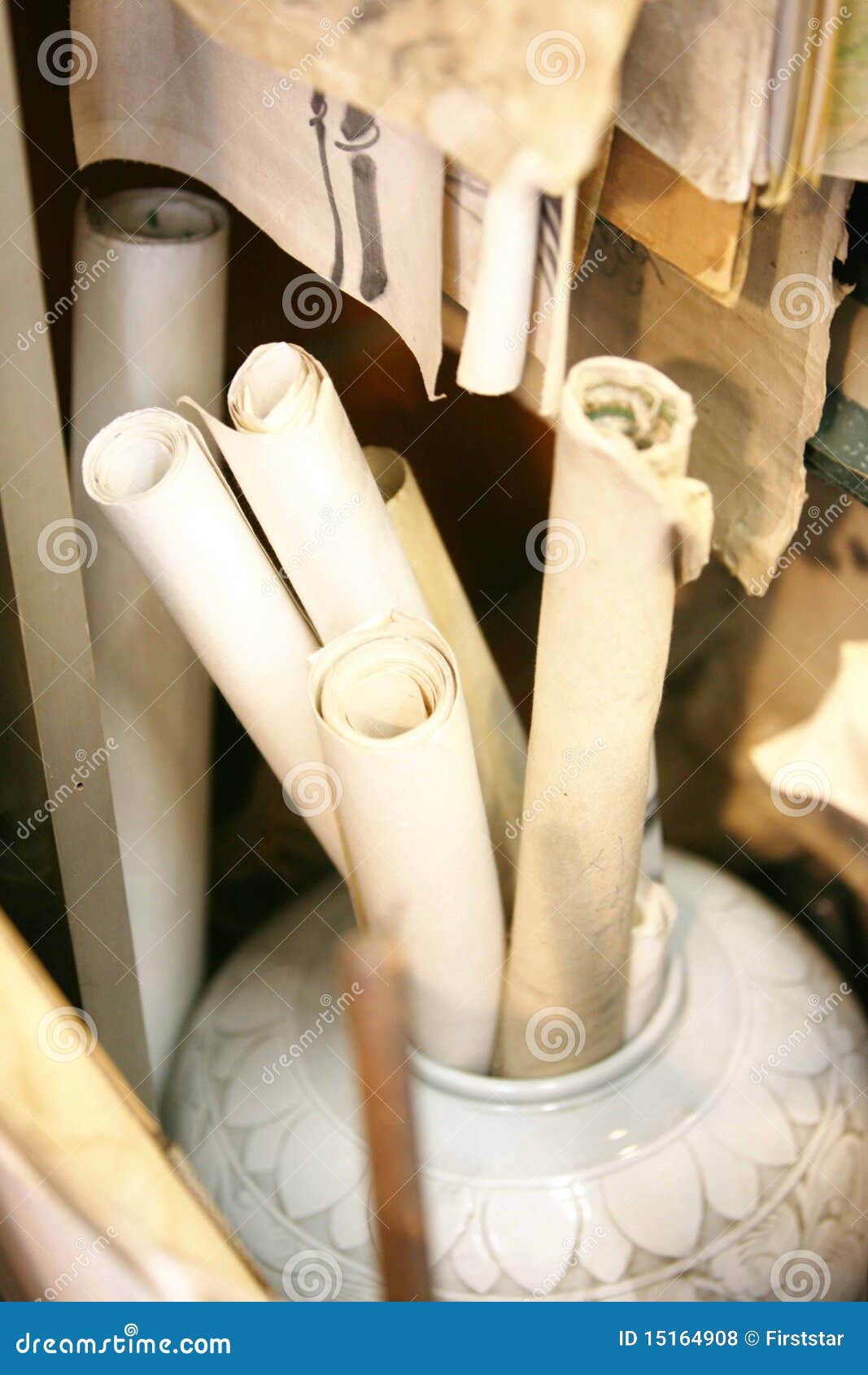 Old rolls stock photo. Image of paper, decorative, color - 15164908