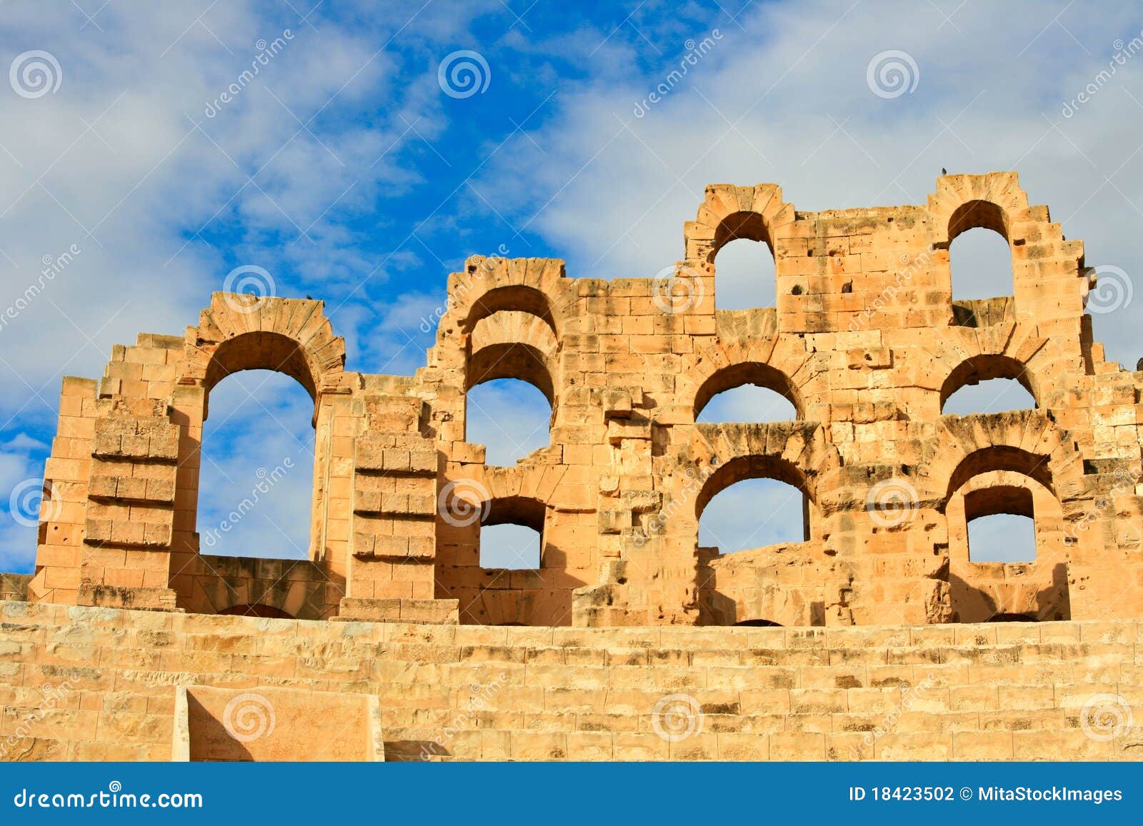 Old Roman buildings stock photo. Image of marble, tourism - 18423502