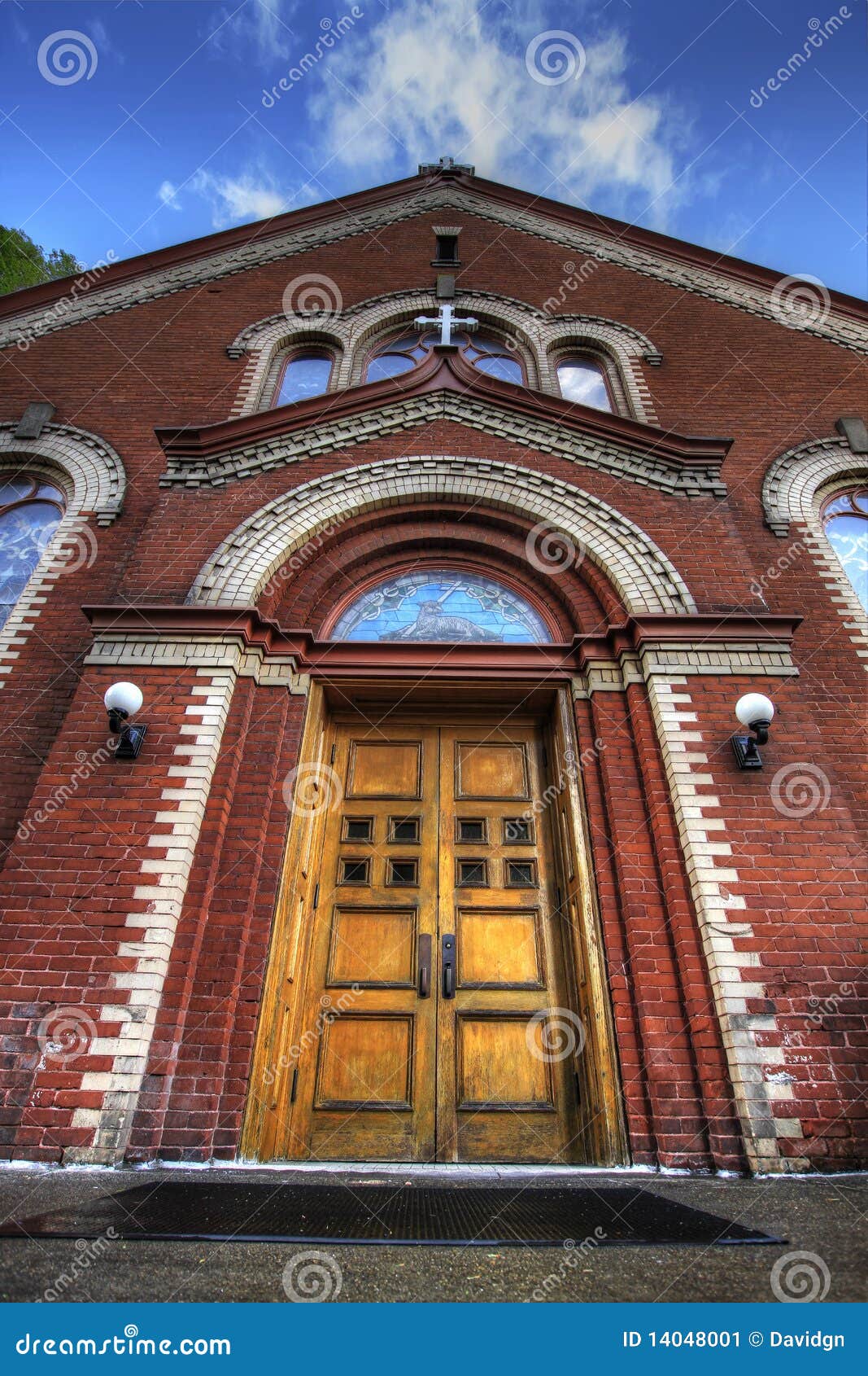 Old Roman Catholic Parish 2 Stock Image - Image of archway, vertical ...