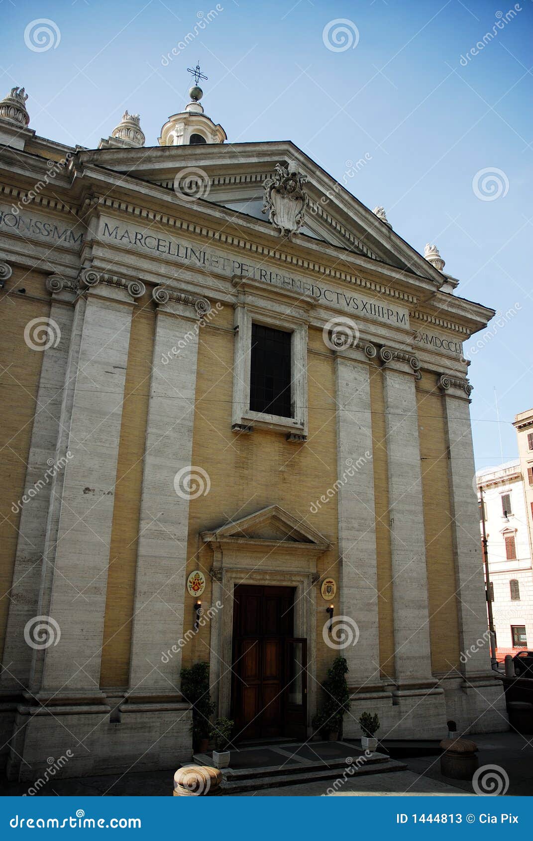 Old Roman church stock image. Image of church, christianity - 1444813