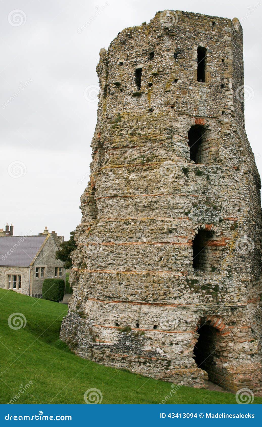 Old Roman lighthouse stock photo. Image of tower, 200ad - 43413094