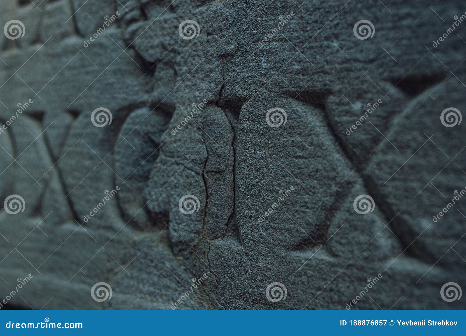 Old Roman Numerals Engraved on a Texture Stone Stock Image - Image of ...