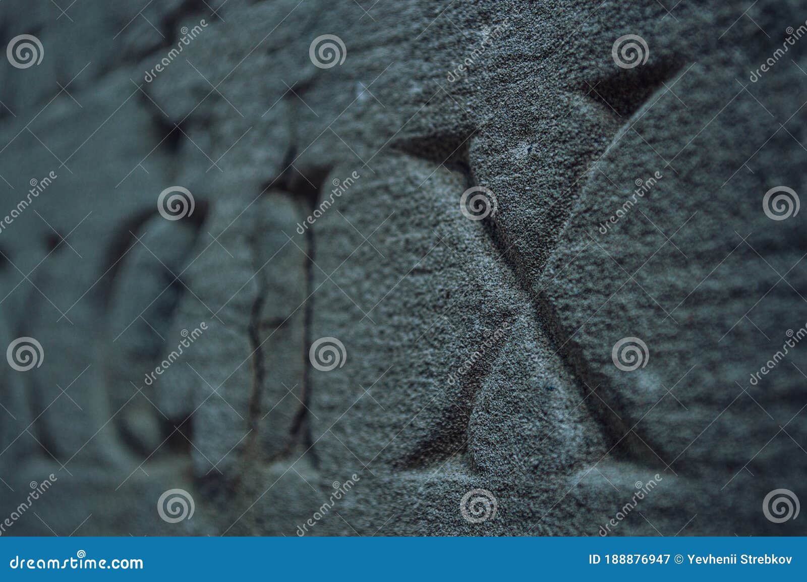 Old Roman Numerals Engraved on a Texture Stone Stock Image - Image of ...