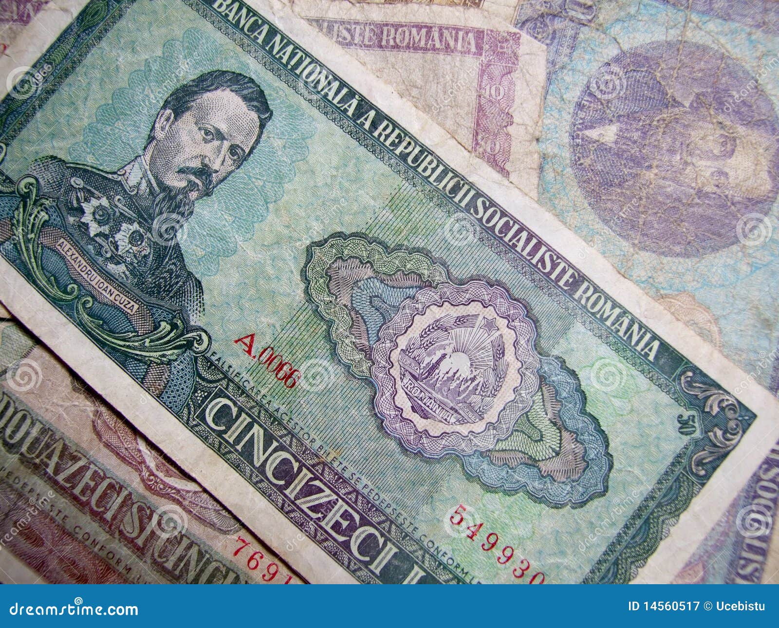 Old romanian money stock image. Image of save, period - 14560517