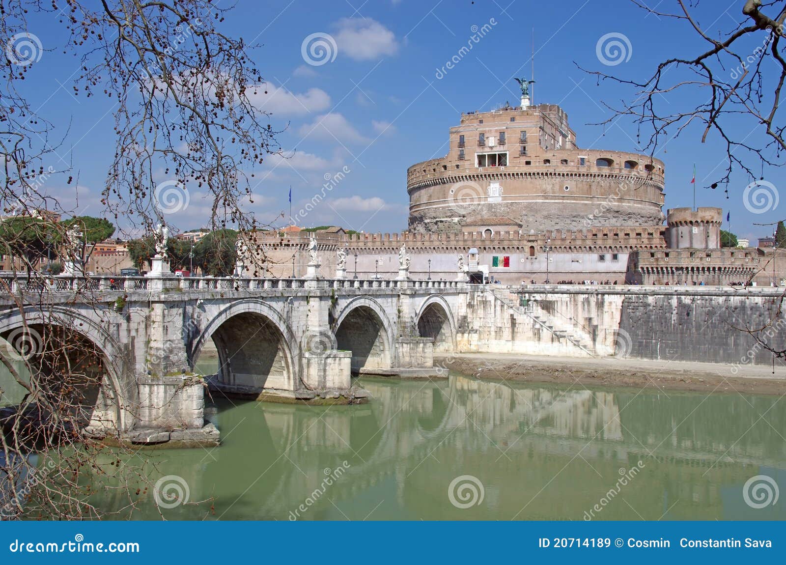 Old Rome stock image. Image of destination, city, fortification - 20714189