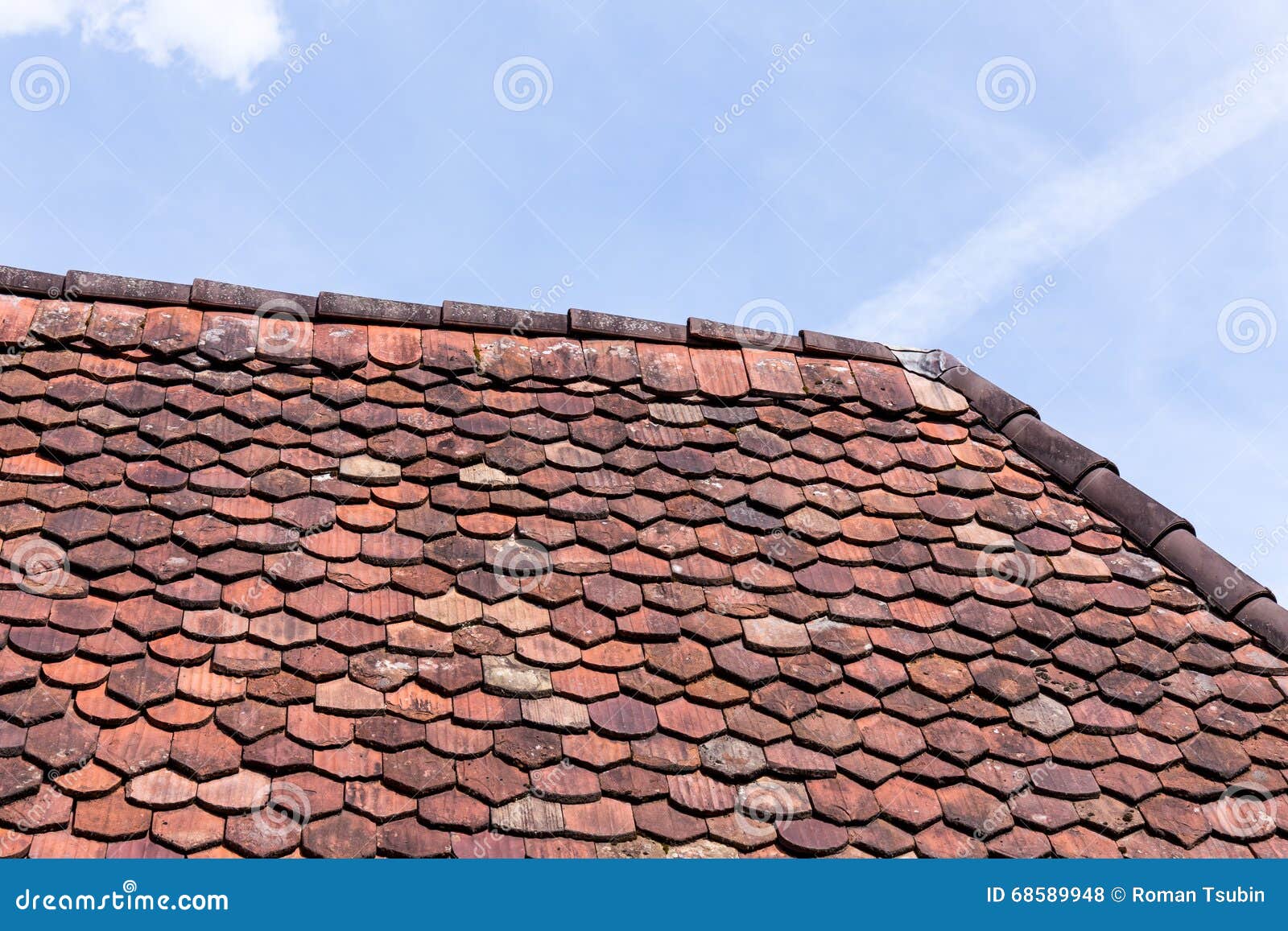 Old Roof Shingles Background Stock Photo - Image of build, line: 68589948