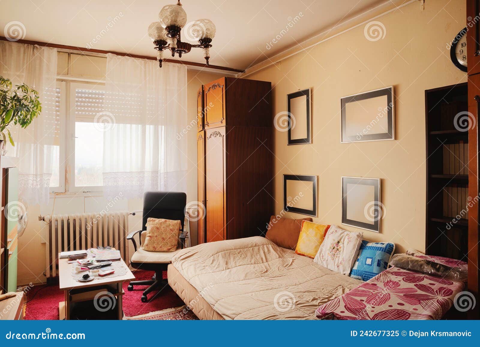 Old Room Interior stock image. Image of lifestyle, living - 242677325