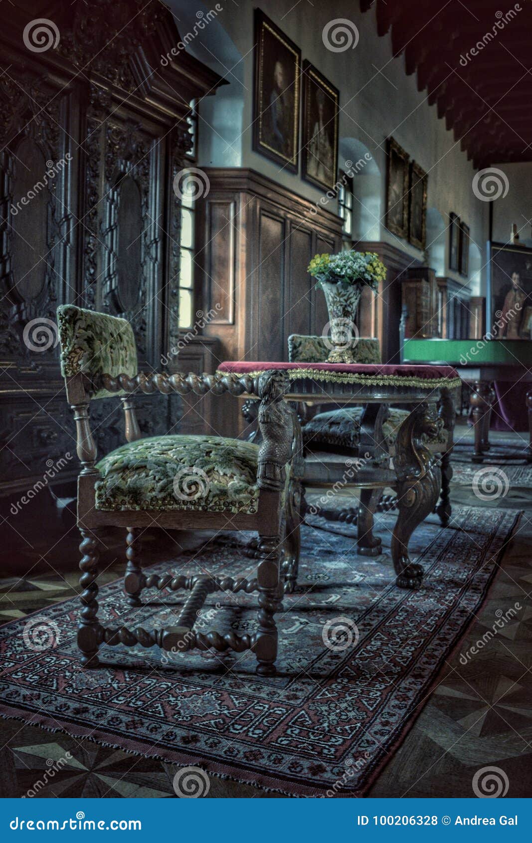 Old room stock photo. Image of indoor, historical, room - 100206328