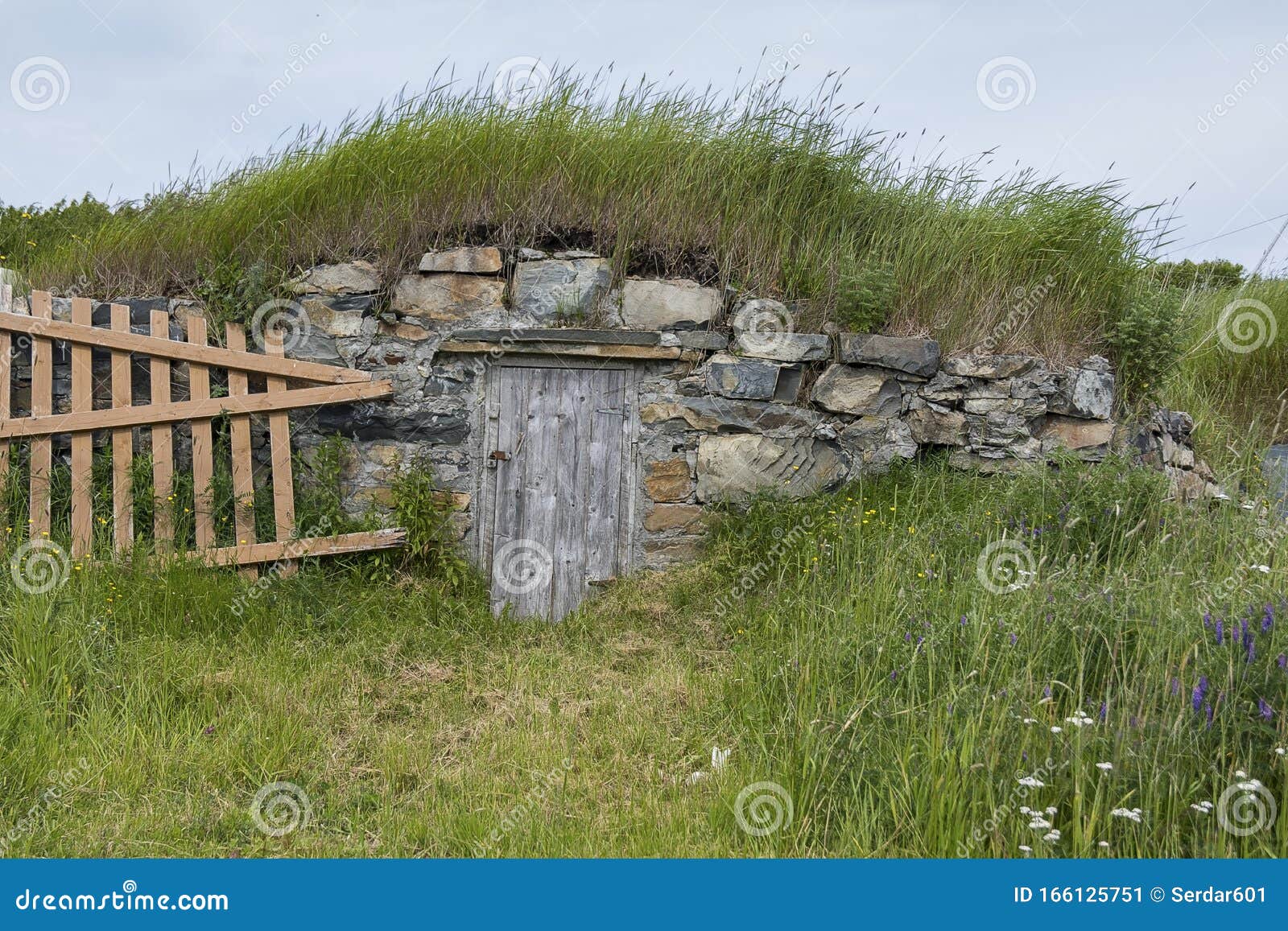 Old root cellar stock image. Image of travel, root, landscape - 166125751